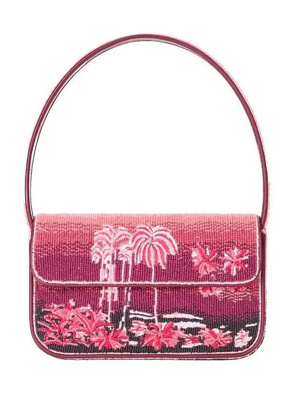 Staud Tommy Beaded Shoulder Bag - California