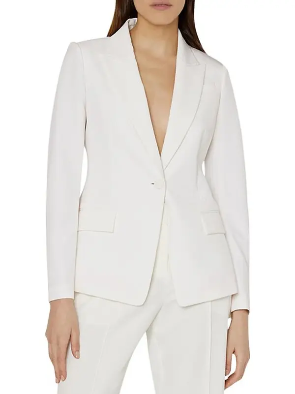 MILLY Avery Cady Blazer - Ecru