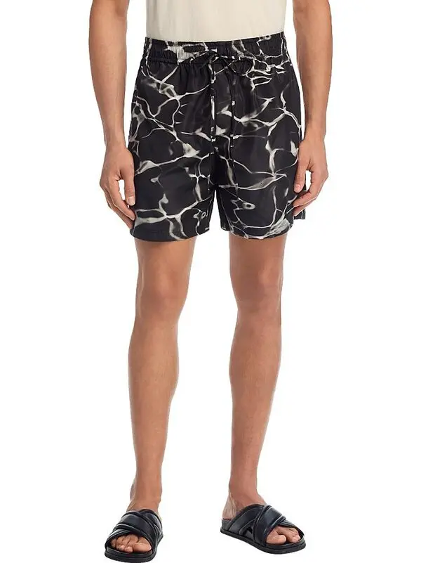 STAMPD 4.4 Blackwater Swim Trunks Exclusive - Black Water