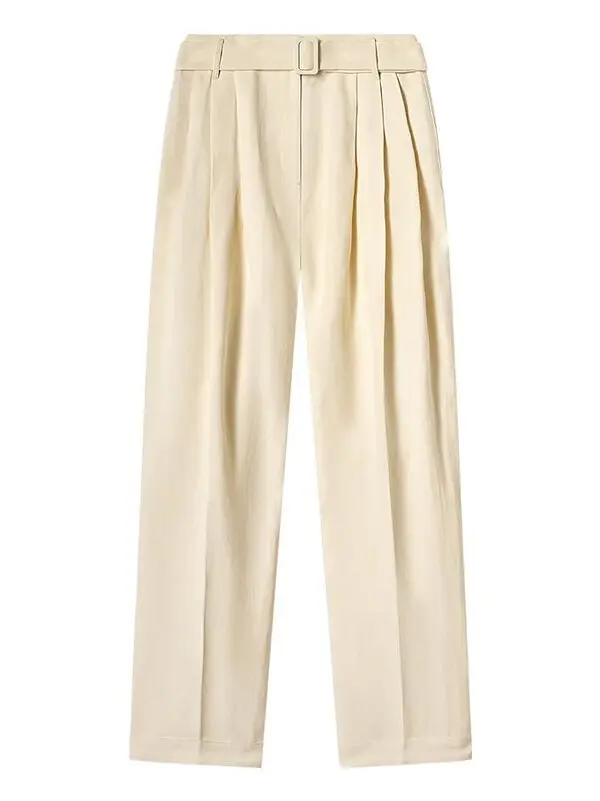 Co Pleated Trousers - Pearl