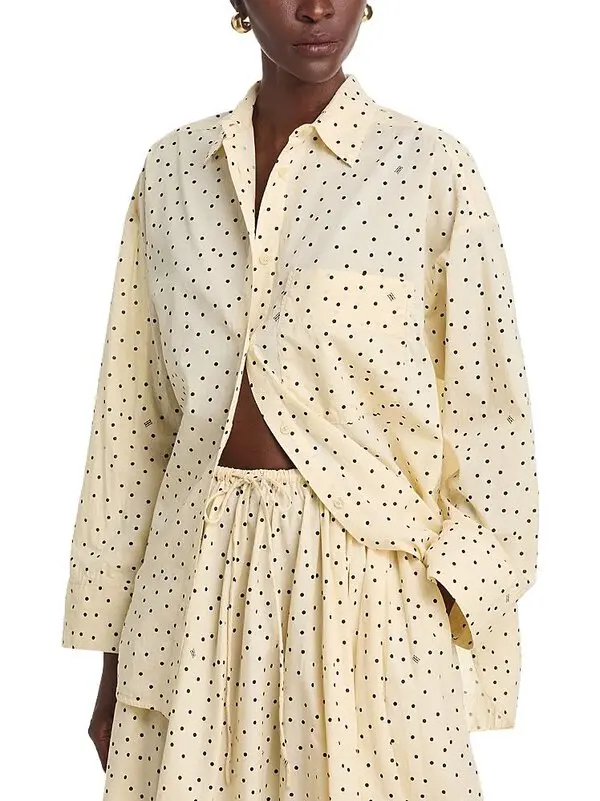 BY MALENE BIRGER Derris Voile Shirt - Polka Dot
