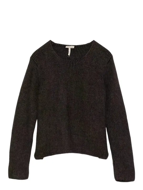 Hermès Cashmere Ribbed Knit Jumper - Brown