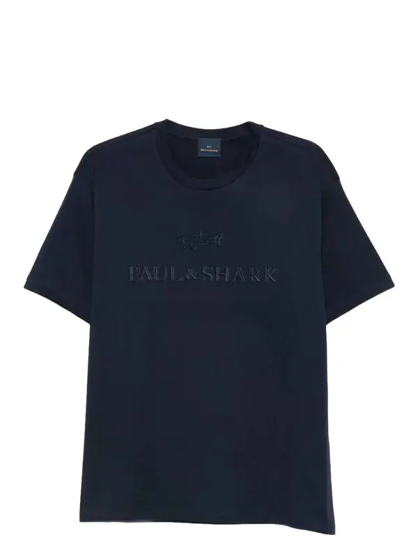 Paul & Shark Logo-detail T-shirt - Blue