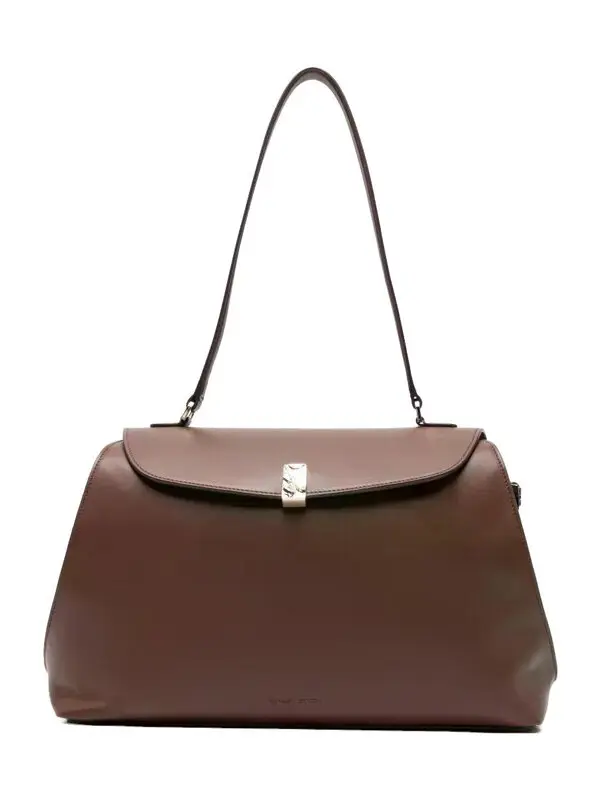 Loulou De Saison Flap-closure Shoulder Bag - Brown