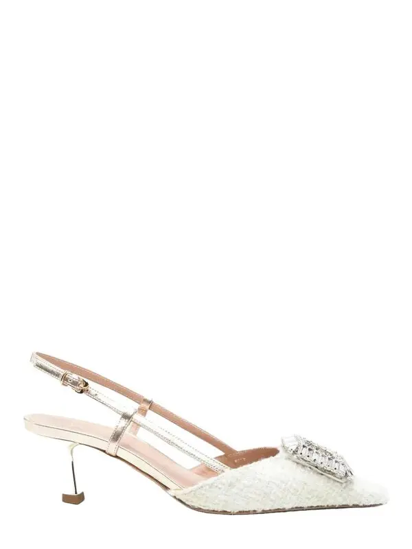 Roberto Festa Ingrid Buckle Pumps - Neutrals