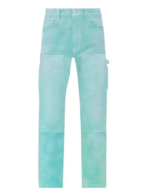 Amiri Jacquard Carpenter Jeans - Blue