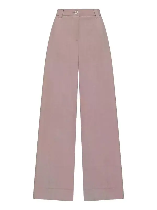 CRUNA Wide-leg Trousers - Pink