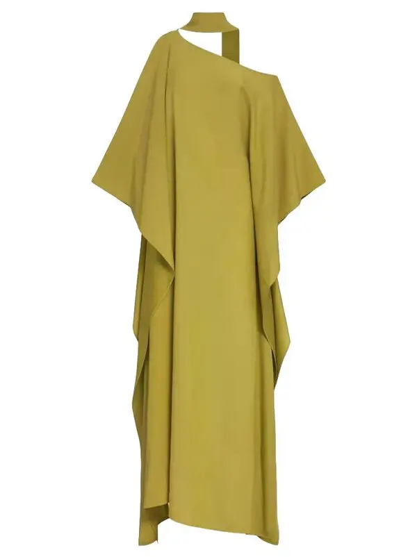 TALLER MARMO Barths Draped Cut-out Dress - Green