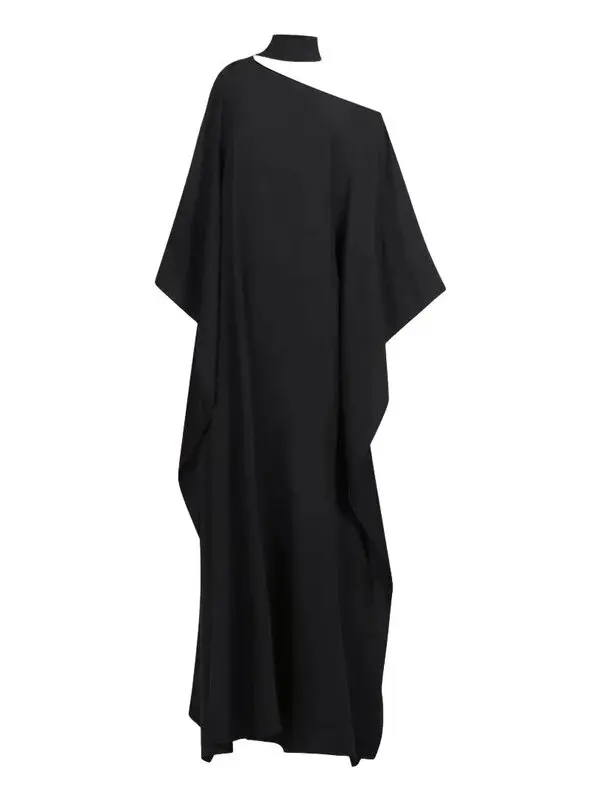 TALLER MARMO Barths One-shoulder Kaftan - Black
