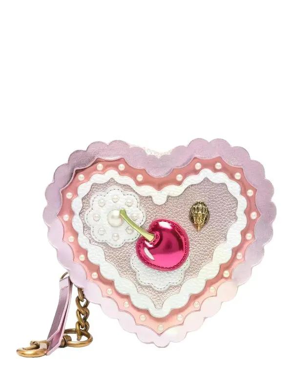 Kurt Geiger Heart Cake Bag Charm - Pink