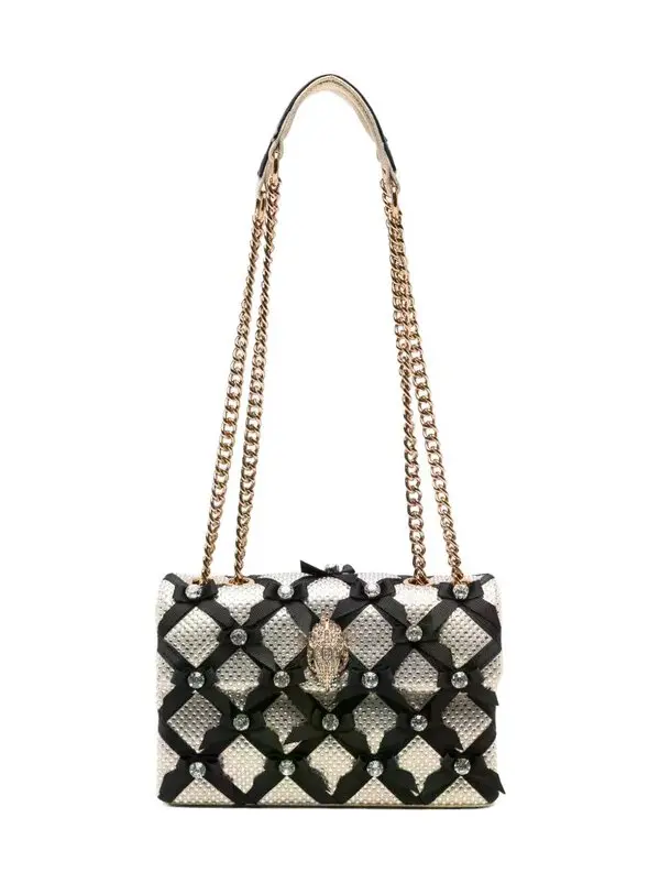 Kurt Geiger Kensington Embellished Shoulder Bag - Gold