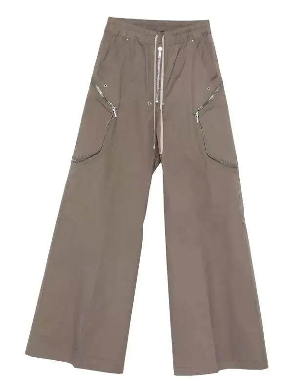 Rick Owens Heizer Belas Zip-pocket Trousers - Brown