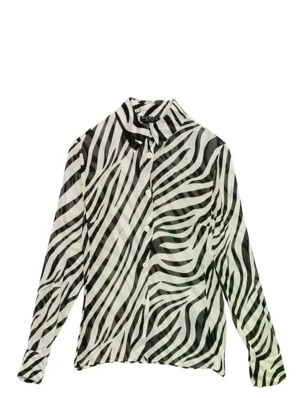 Gucci Zebra Print Shirt - Neutrals