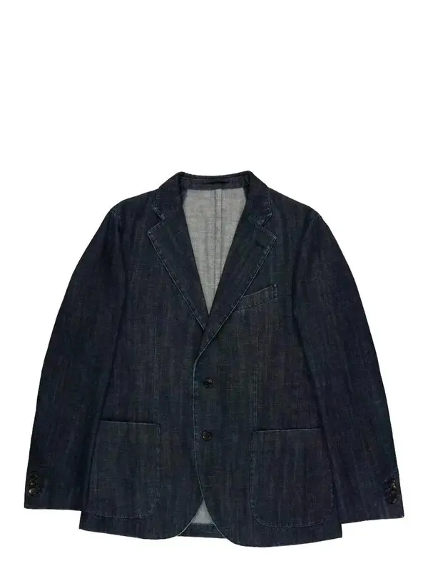 SLOWEAR Denim Slim Blazer - Blue