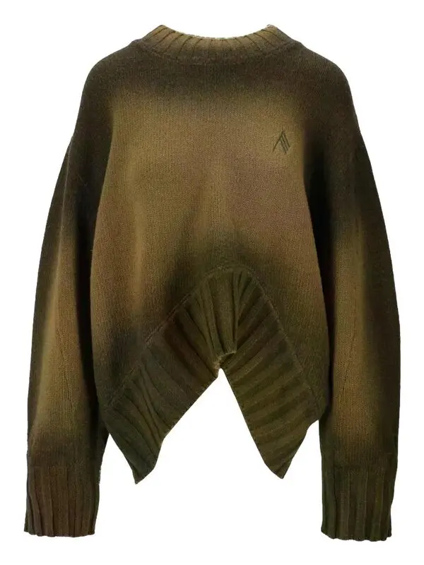 Attico Sprayed-wool Sweater - Brown