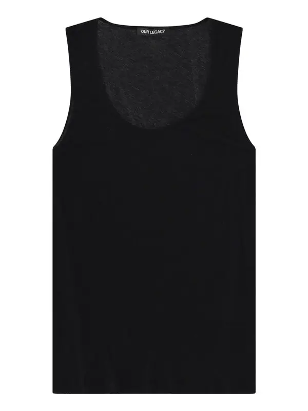 Our Legacy Athletic Tank Top - Black