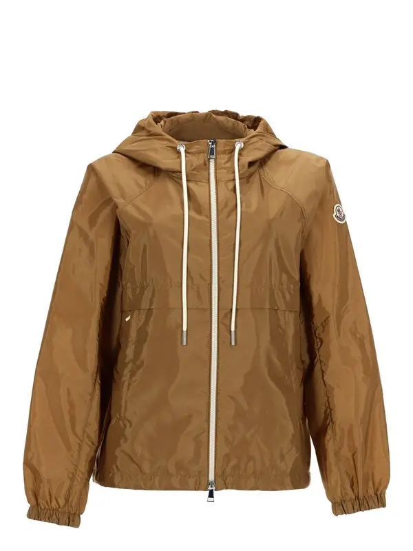 Moncler Coquelicot" Jacket With Logo - Brown