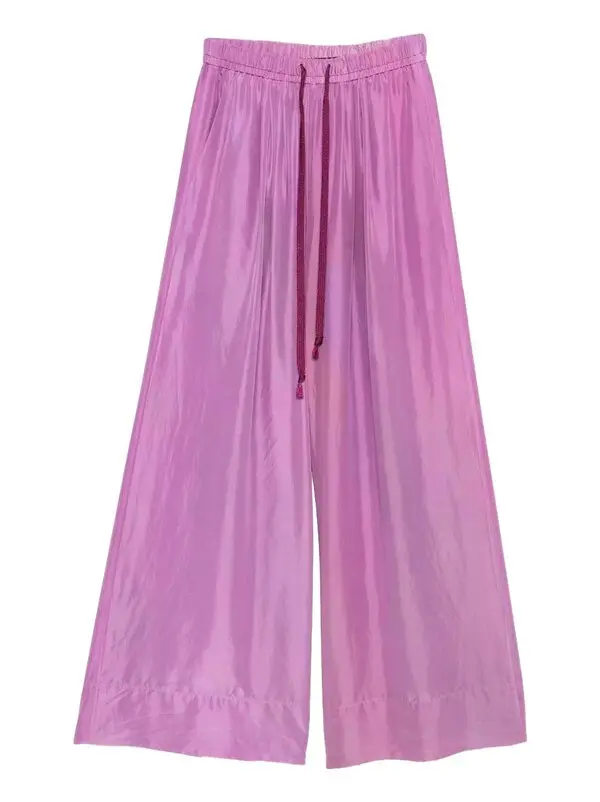 FORTE_FORTE Drawstring Trousers - Purple