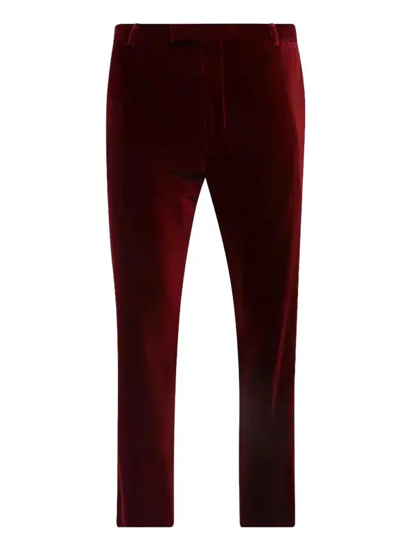 Gucci Velvet Trousers - Red