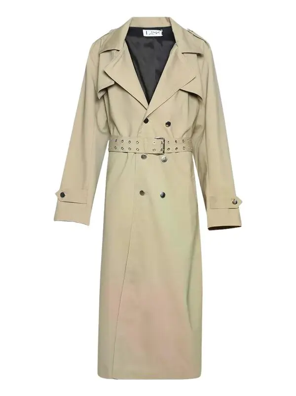 LUDOVIC DE SAINT SERNIN Amanda Belted Trench Coat - Neutrals