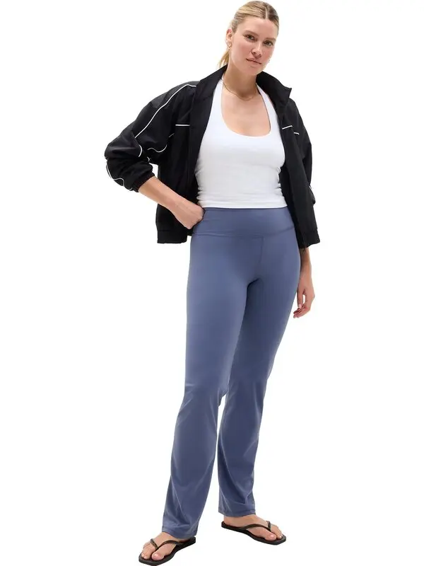 Athleta Elation Ultra High Rise Straight Leg Pant - Celestial