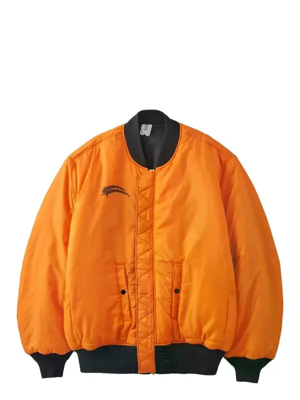 PROTOTYPES Logo Reversible Bomber Jacket - Orange