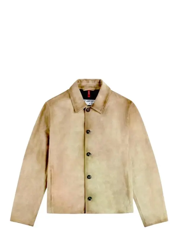 FAY Buttoned Calfskin Jacket - Neutrals