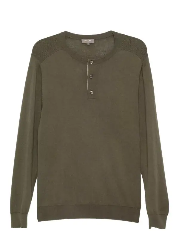 N.peal Henley Sweater - Green