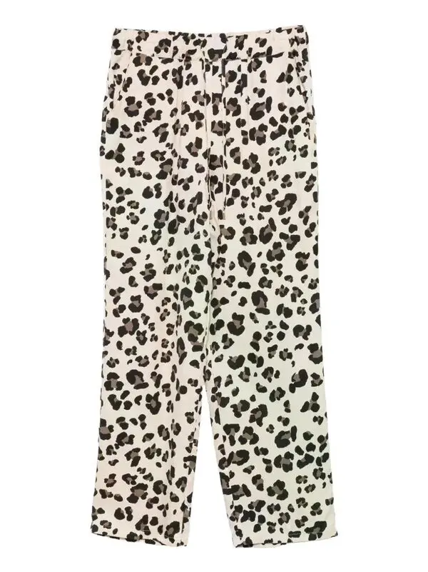 Marella Leopard-print Trousers - Neutrals