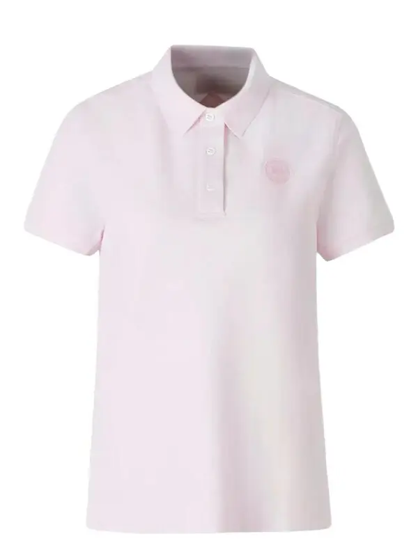 Canada Goose Almira Logo-patch Polo Shirt - Pink