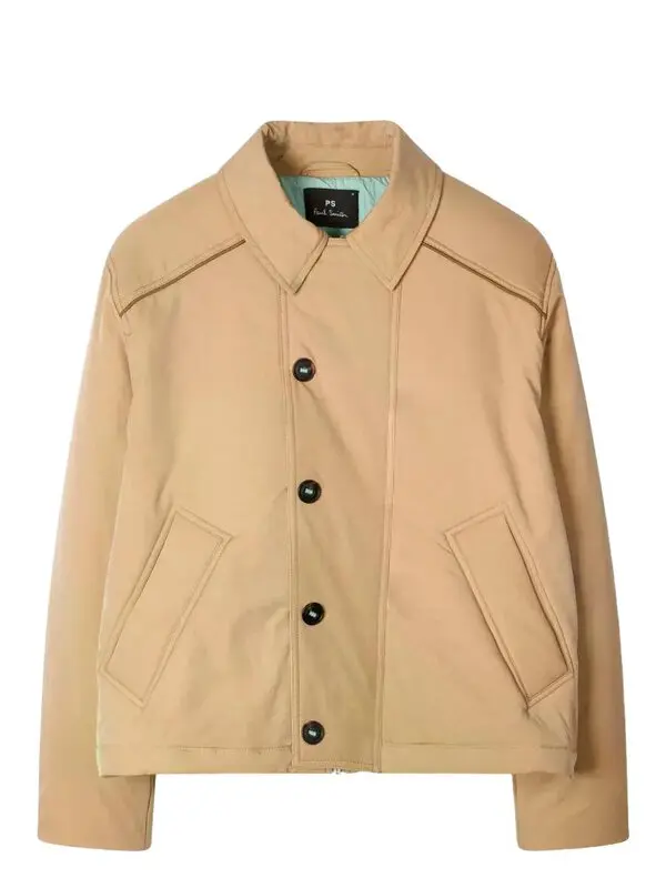 Paul Smith Button Quilted Jacket - Neutrals