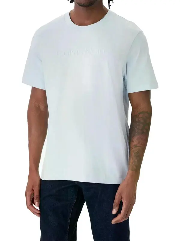 Calvin Klein Embossed T-shirt - Blue