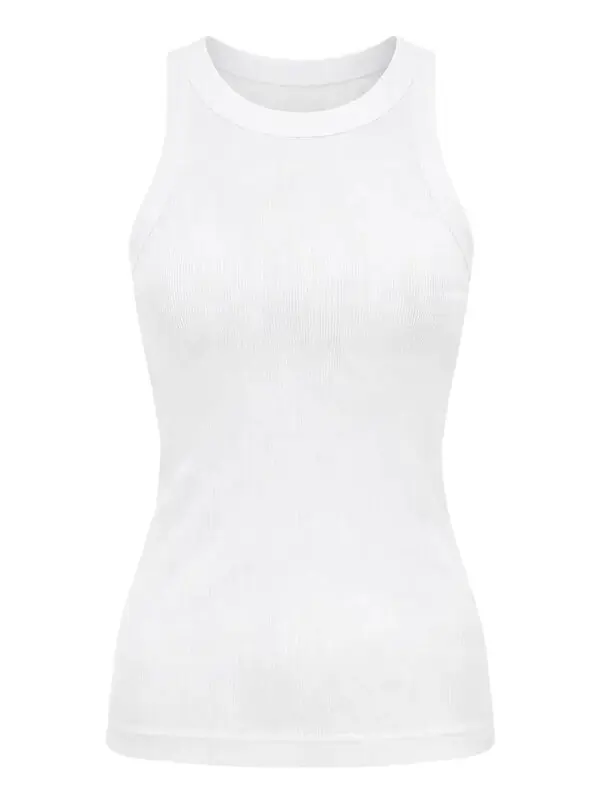 Velvet By Graham & Spencer Ribbed Tank Top - White