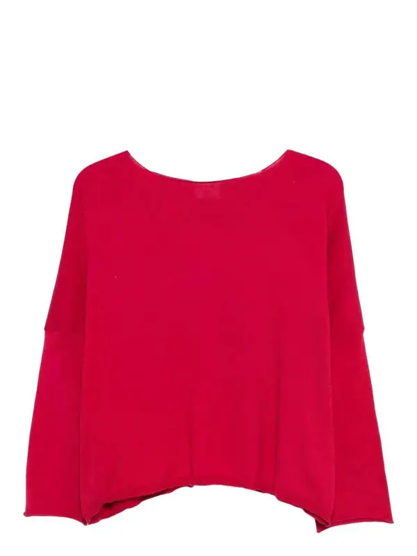 BEYOU Boat-neck Top - Red