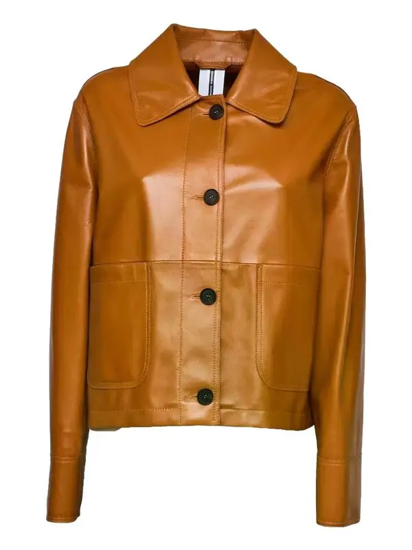 SWORD 6644 Buttoned Jacket - Orange