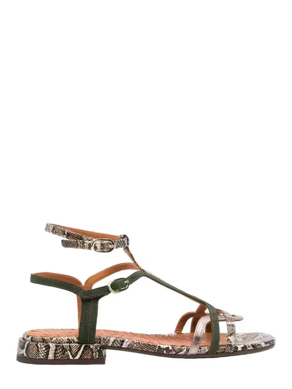 Chie Mihara Tylala T-bar Strappy Sandals - Neutrals