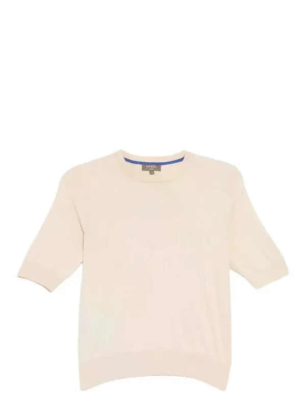 N.peal Knitted T-shirt - Neutrals