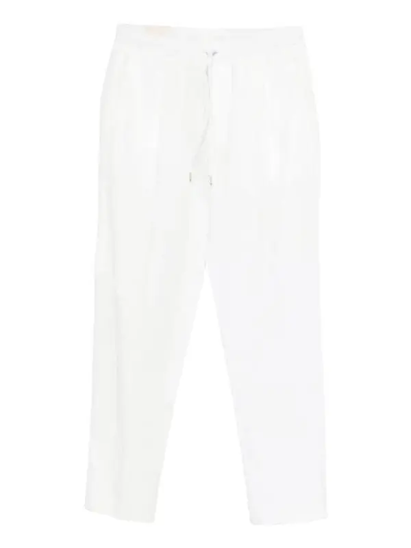 BRIGLIA 1949 Wimbledons Drawstring Trousers - White