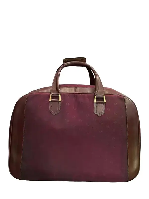 Dior 1990s Monogram Briefcase - Purple