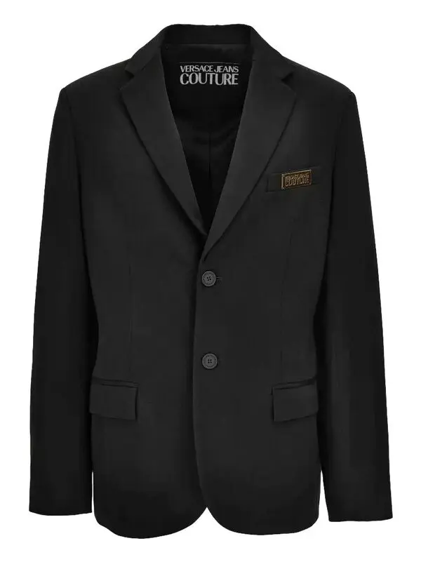 Versace Button-fastening Blazer - Black