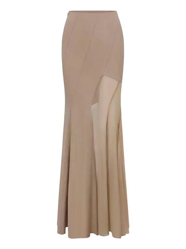OUDE WAAG Panelled Maxi Skirt - Neutrals