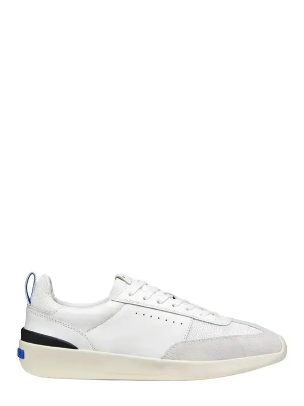 Geox Suede Panel Sneakers - White
