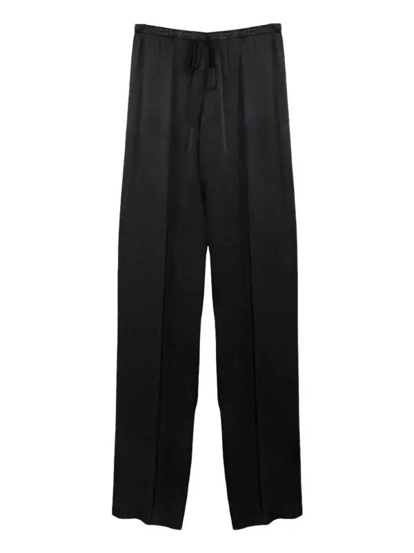 SEMICOUTURE Elasticated Drawstring Trousers - Black