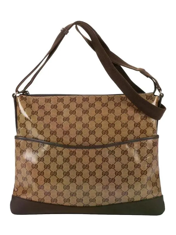 Gucci Monogram Pattern Shoulder Bag - Neutrals