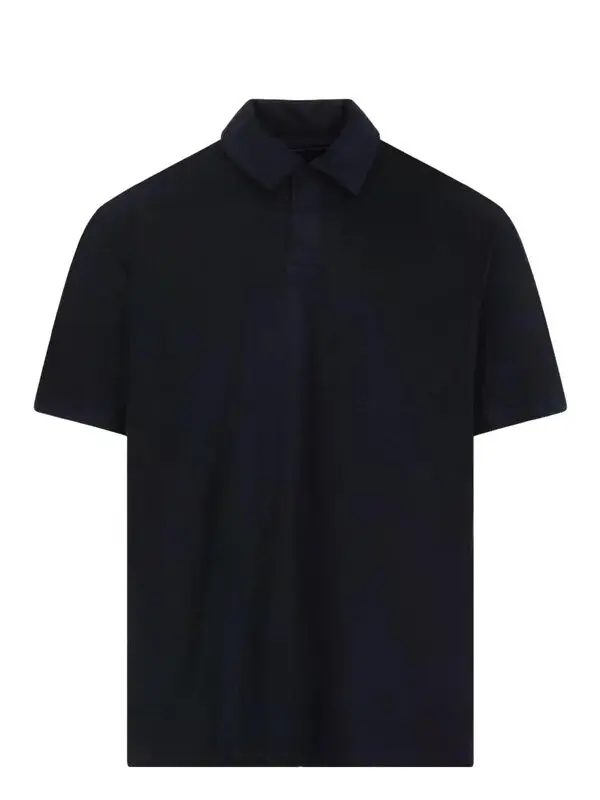 Ralph Lauren Purple Label Pocket Polo Shirt - Blue