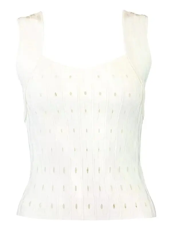 Simkhai Gentry Cut-out Tank Top - Neutrals
