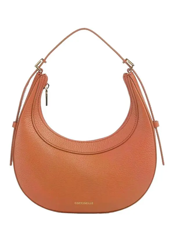 COCCINELLE Textured Shoulder Bag - Brown