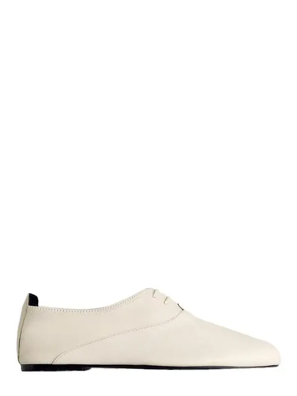 Cos Soft Leather Brogues - Light Beige