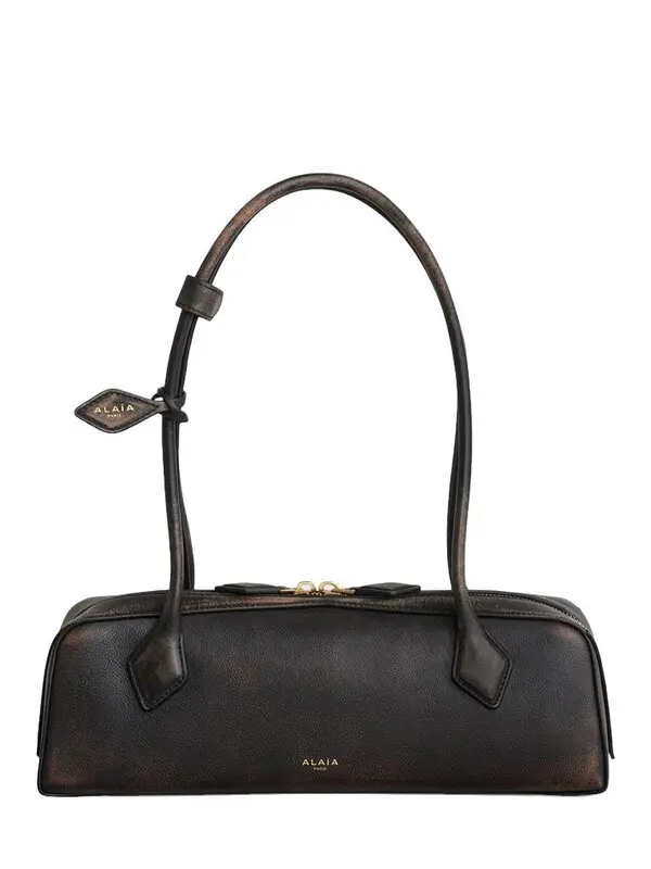 ALAÃA Le Teckel Medium Shoulder Bag - Brown