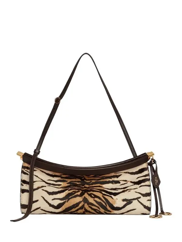 ALAÃA Alaïa Le Click East West Medium Tiger Bag - Natural